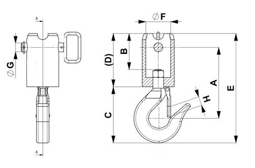 Hijshaak Type HAF 550 - HA Lasthaken - Eurograb